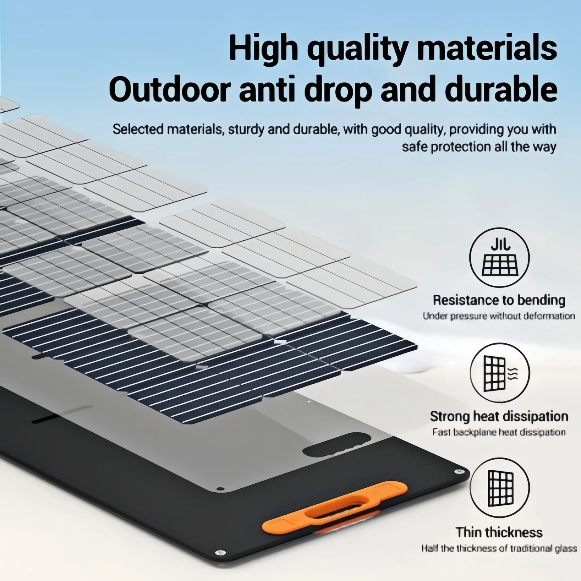 Portable Solar Panel IP68 100W 200W 300W Foldable for Camping