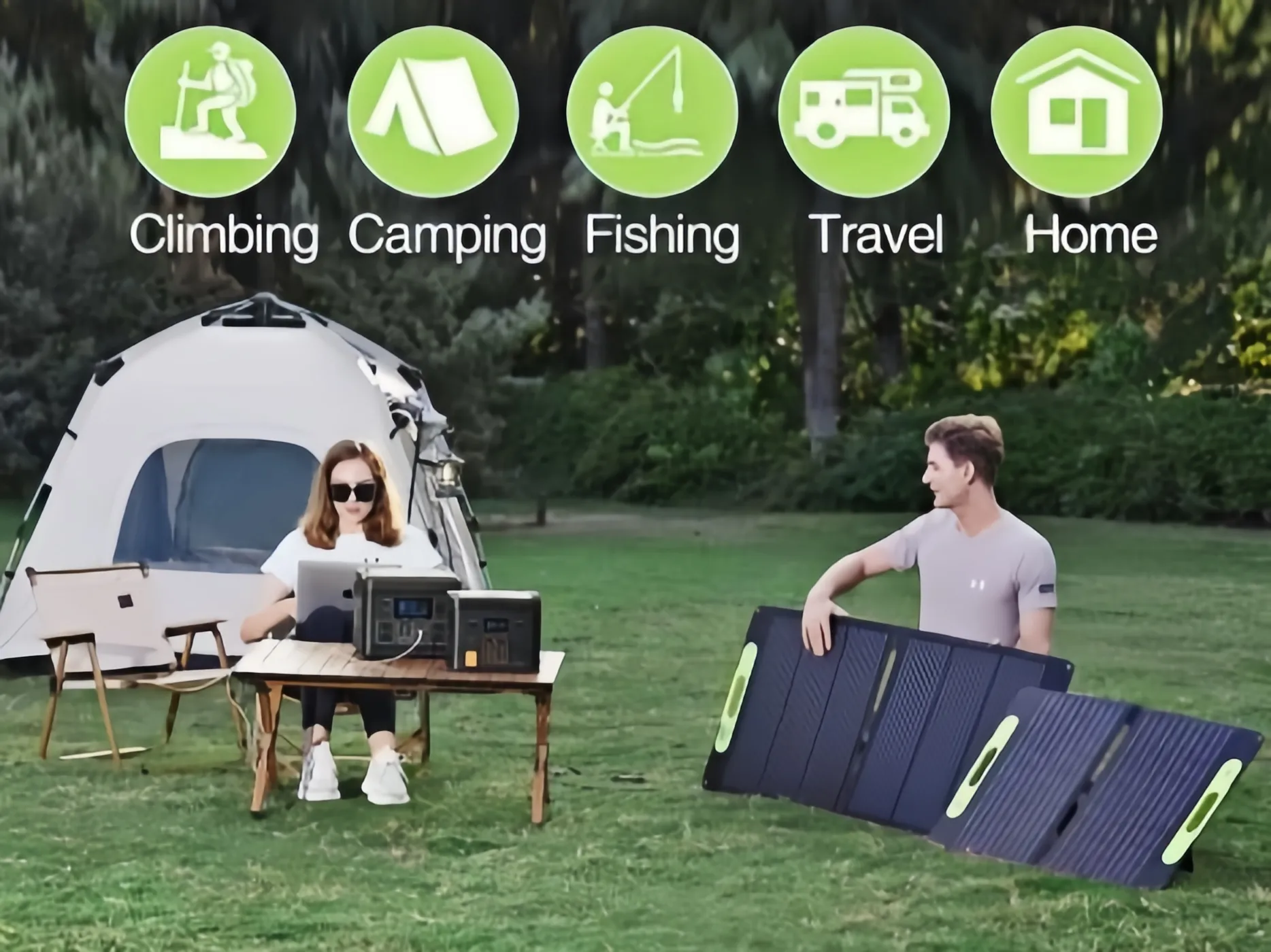 120W Portable Solar Panel – Lightweight, Foldable & High Efficiency