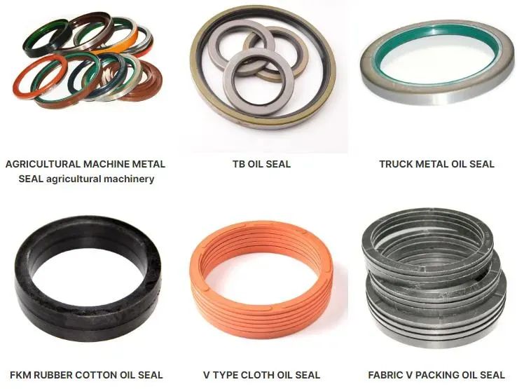 Durable NBR Rubber Oil Seals with Cotton Fabric Reinforcement for ...