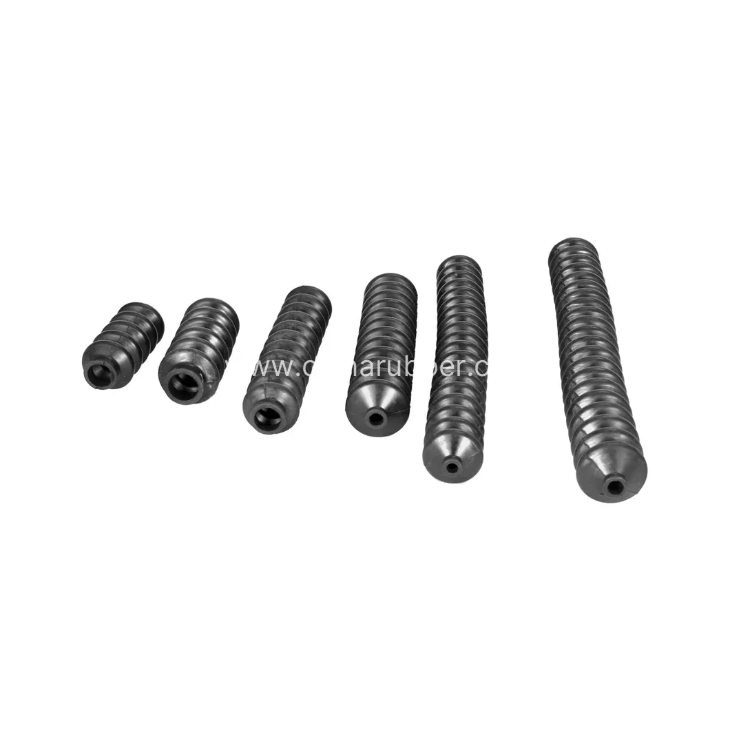 Durable Nylon Rubber Bellows Cover for Hydraulic Cylinder Protection
