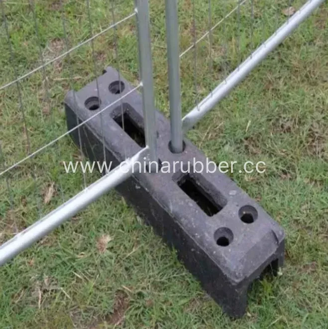 Durable Recycled Rubber Fence Panels for Temporary Fencing Solutions