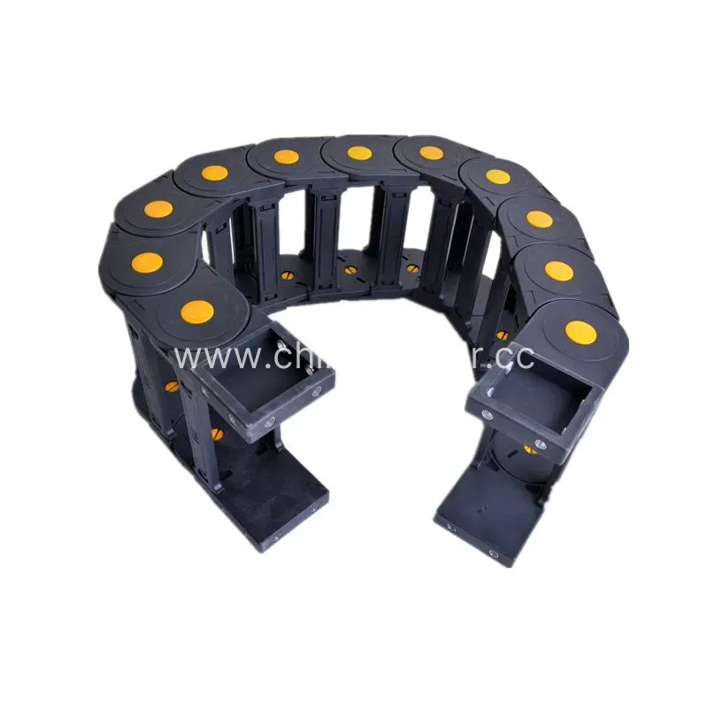 Flexible Semi-Closed Nylon Cable Drag Chain for CNC Wire Cable Management