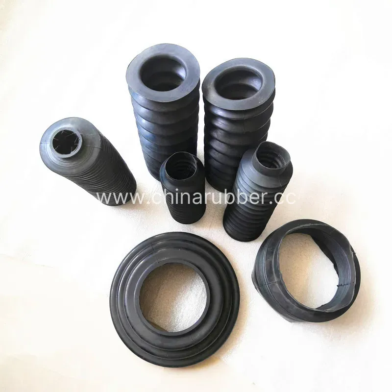 Universal Neoprene Dust Sleeve - Flexible Accordion Cylinder Rubber Bellows