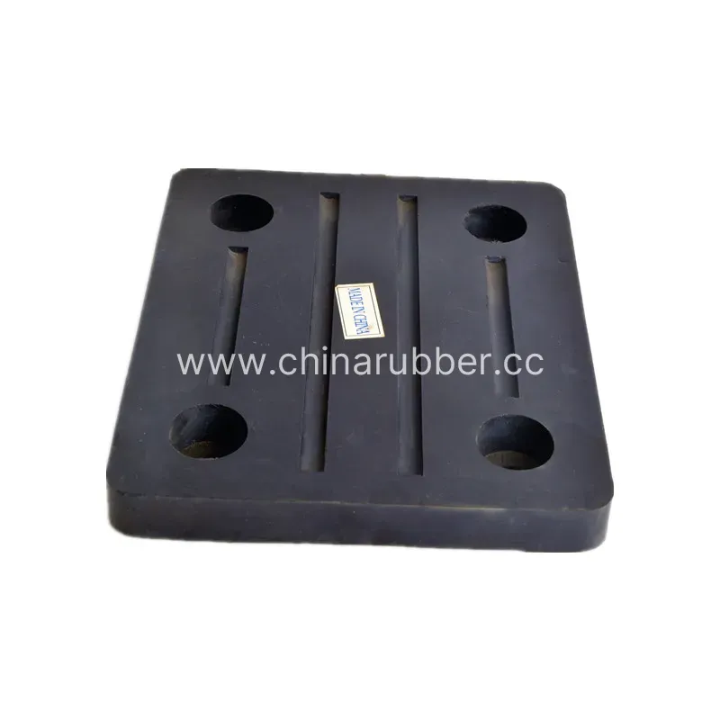 Durable High Wear Resistance Concrete Clamp Rubber Pad with Metal ...