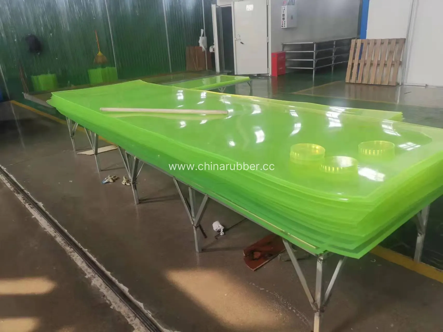 High Abrasion Resistance PU Rubber Plates - Durable Polyurethane Sheets ...