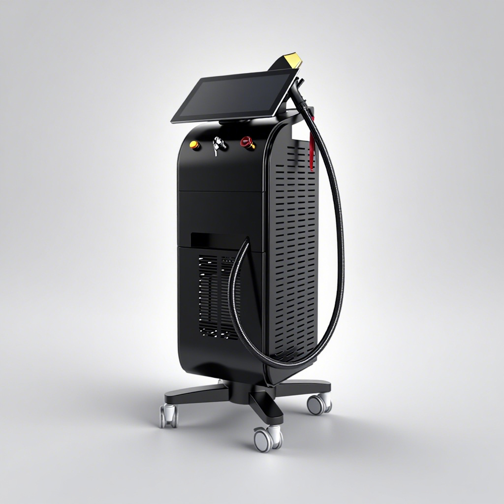 Single-handle laser hair removal device