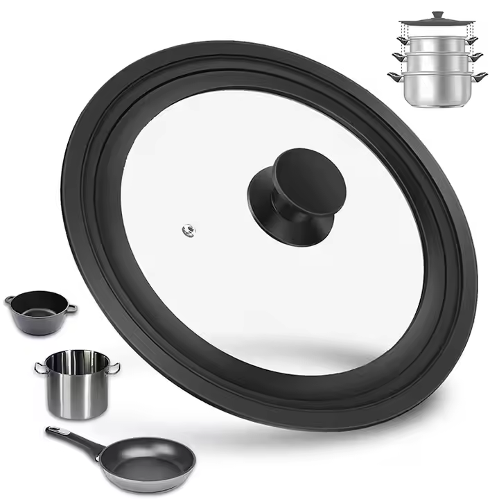Multi-Size Silicone Glass Pot Lid – Perfect Fit for All Your Cookware