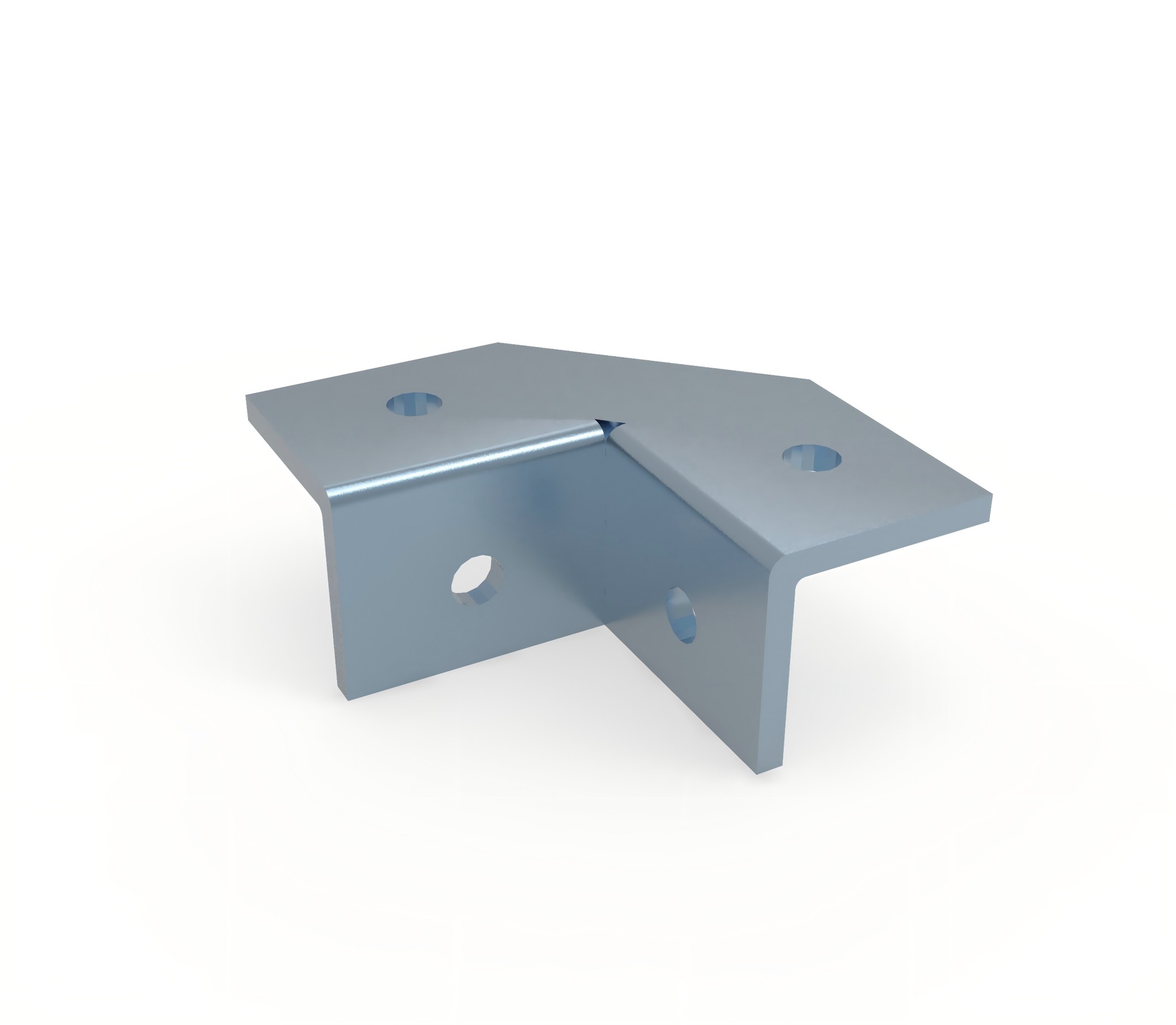 UTT7302 4-Hole Connector: Durable Galvanized Steel for MEP & HVAC