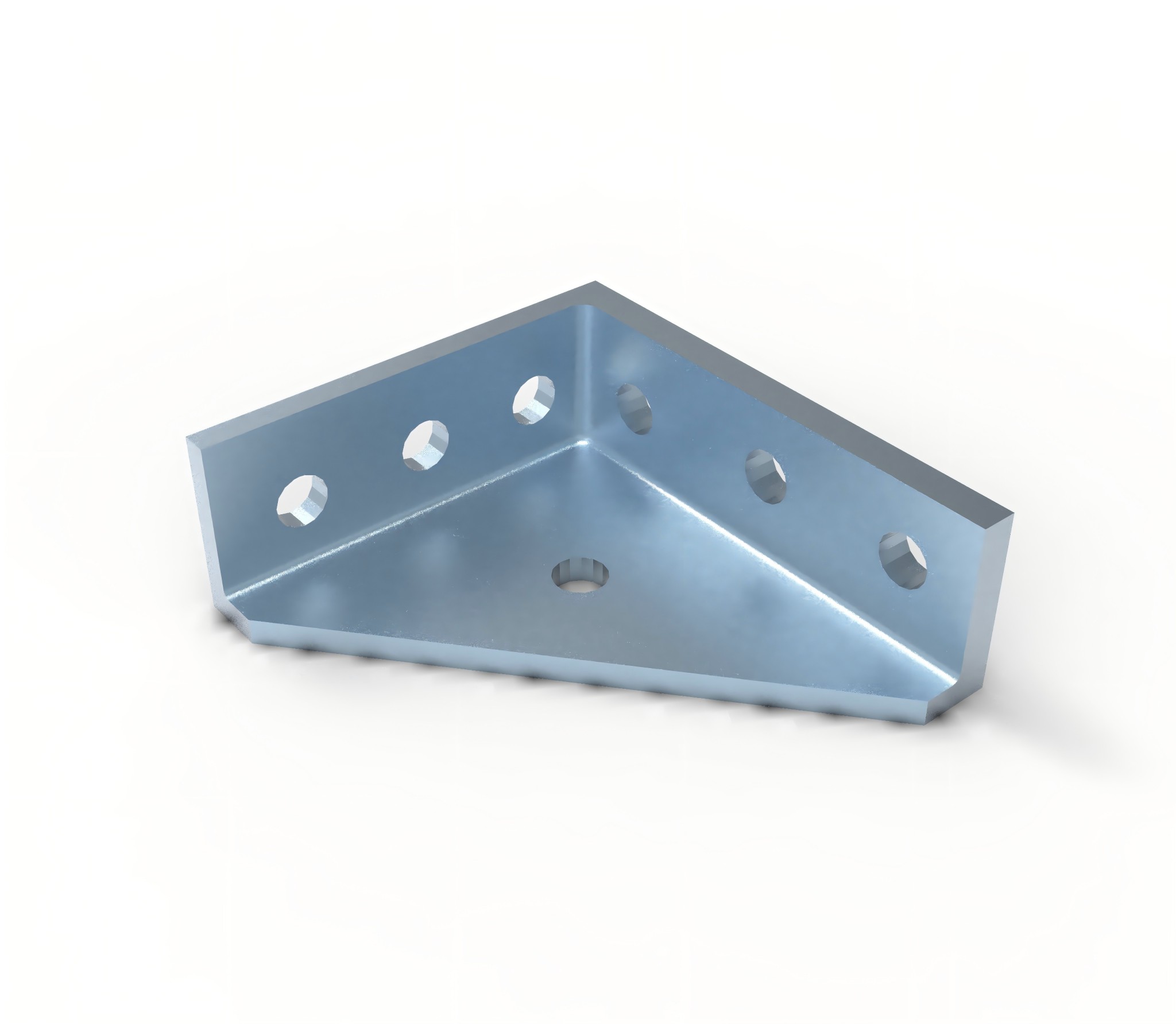 UTT7304 Galvanized Steel Angel Connector for HVAC & MEP Bracing