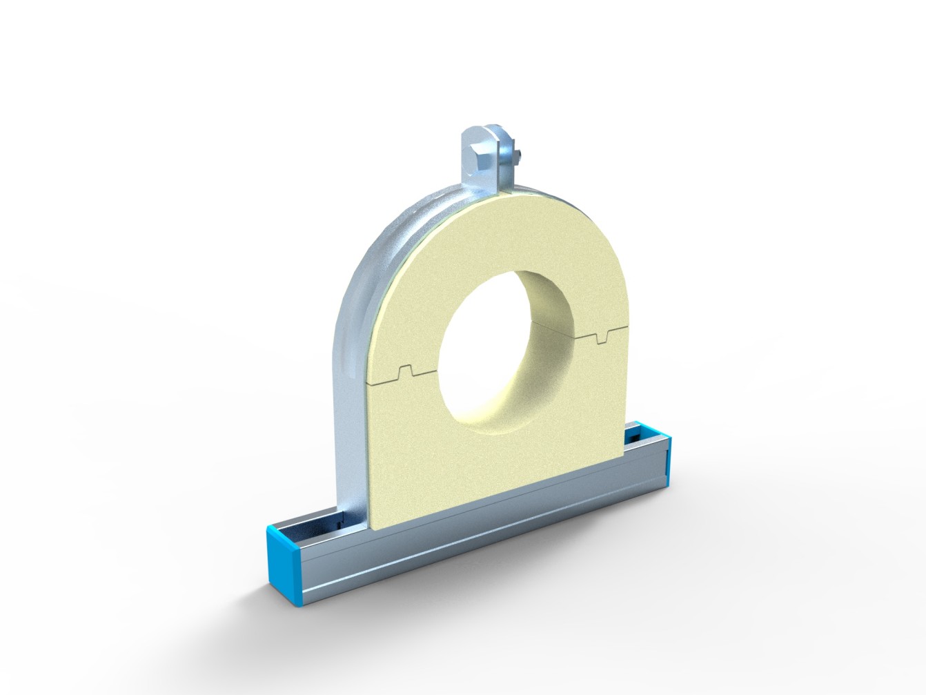 UTT8002 Insulation Pipe Clamp - Galvanized Steel for HVAC & Fire Protection