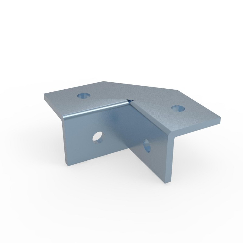 UTT7302 4-Hole Connector: Durable Galvanized Steel for MEP & HVAC
