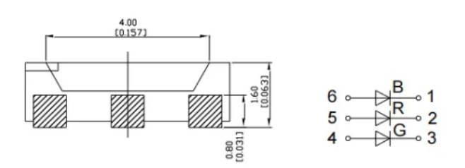 5050 RGB SMD LED, 5050 RGB LED, Light Source
