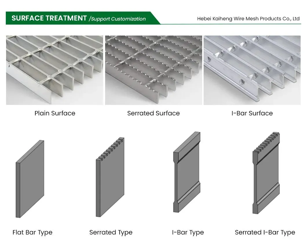 Anti-Slip Steel Stair Treads - Kaiheng Checker Plate Safety Grating T3 Type