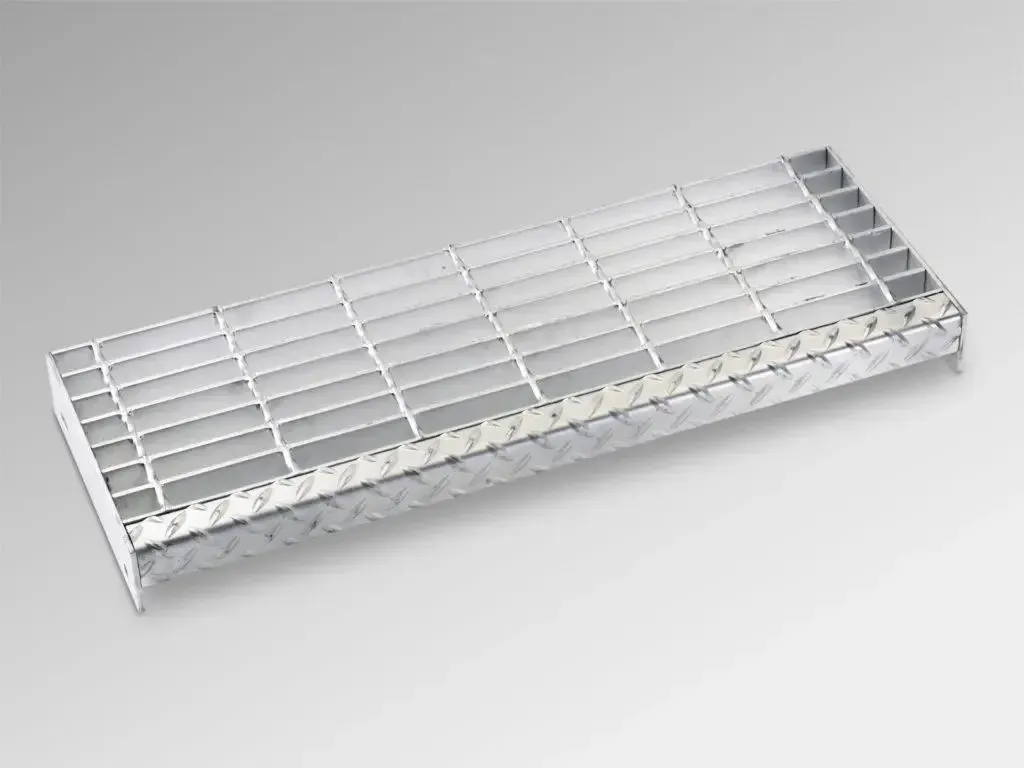 Durable Kaiheng Black Steel Grating Stair Treads - HDG Metal Bar ...