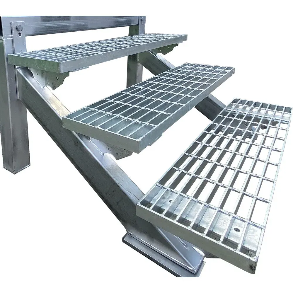 Anti-Slip Steel Stair Treads - Kaiheng Checker Plate Safety Grating T3 Type