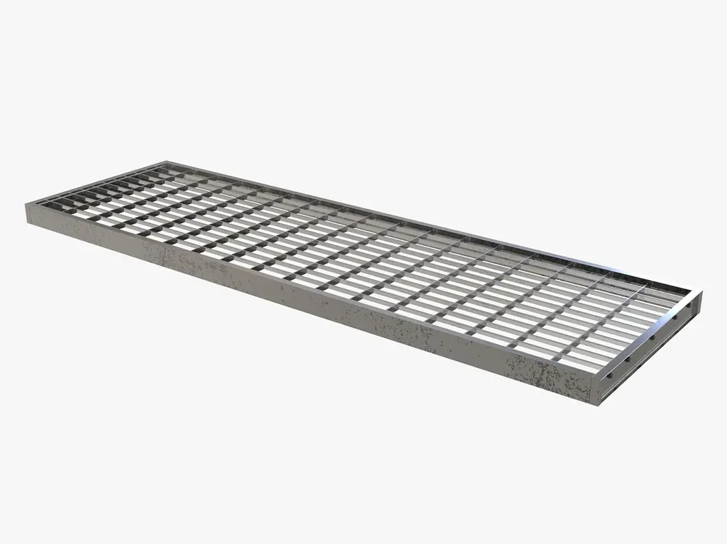 Durable Galvanized Metal Stair Treads - T3 Type Steel Grating from China