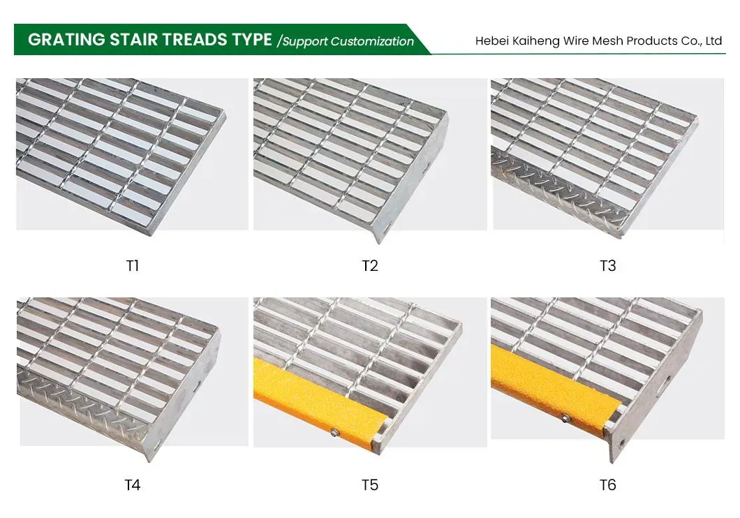 Durable Stainless Steel Grating Treads for Safe Walkways & Stair Platforms