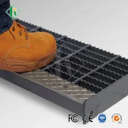 Anti-Slip Steel Stair Treads - Kaiheng Checker Plate Safety Grating T3 Type