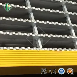 Anti-Slip Steel Stair Treads - Kaiheng Checker Plate Safety Grating T3 Type