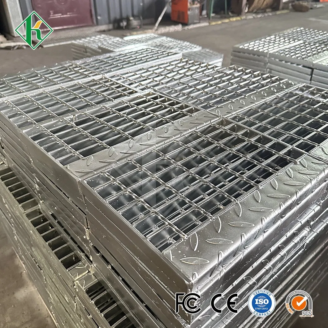 Durable Galvanized Metal Stair Treads - T3 Type Steel Grating from China