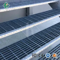 Anti-Slip Steel Stair Treads - Kaiheng Checker Plate Safety Grating T3 Type