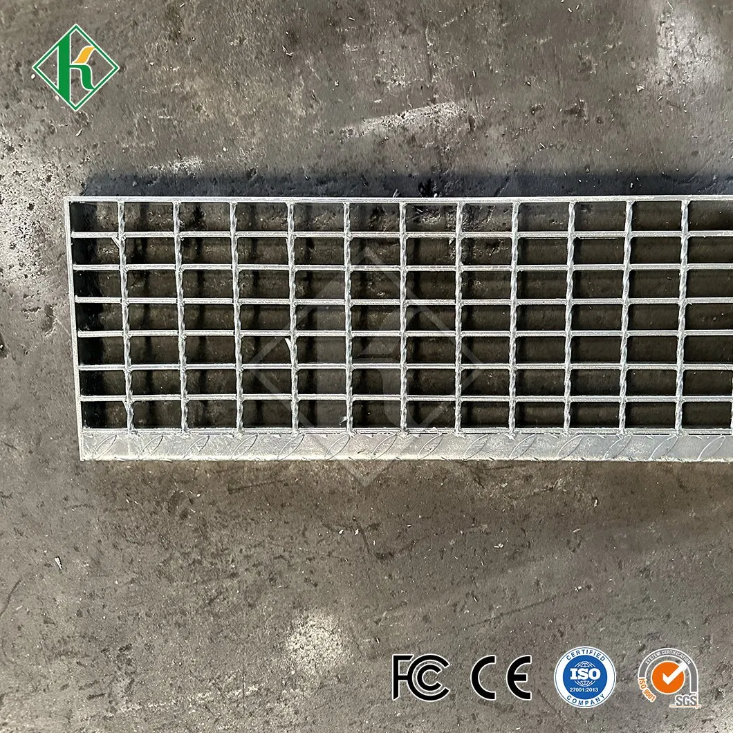 Non-Slip Steel Grating Stair Treads by Kaiheng - Durable & Safe Solutions