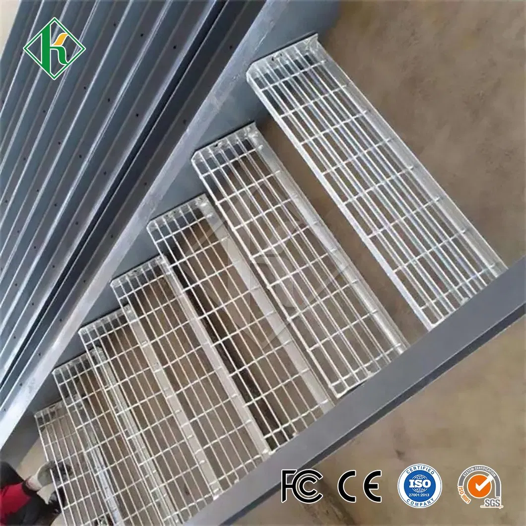Durable Kaiheng Black Steel Grating Stair Treads - HDG Metal Bar ...