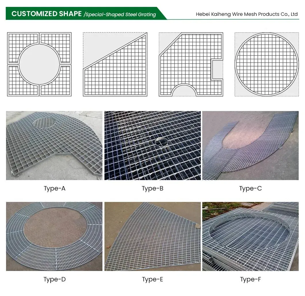 Galvanized Steel Bar Grating for Chemical Plants - 100mm Serrated Metal ...