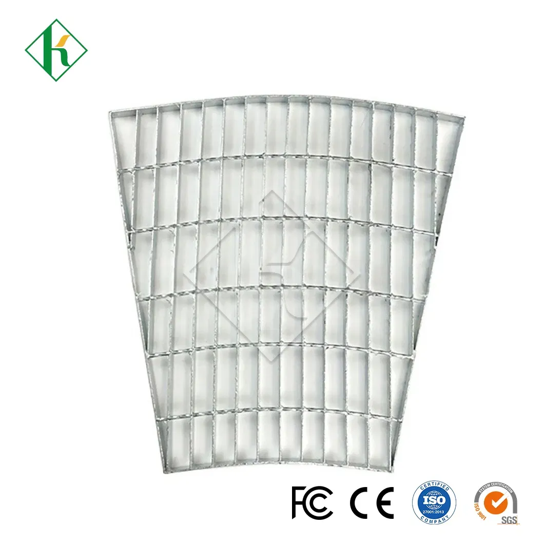 Galvanized Steel Bar Grating for Chemical Plants - 100mm Serrated Metal ...