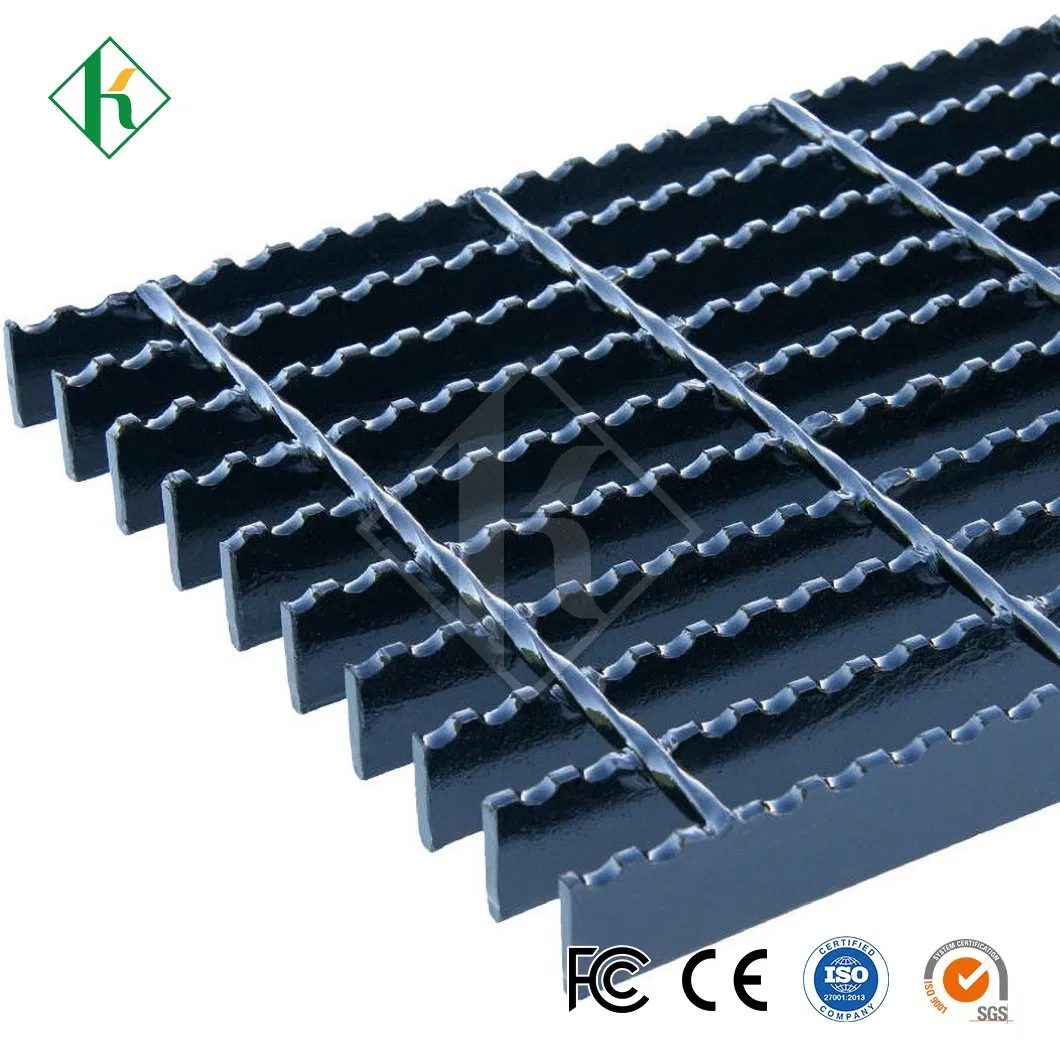 High-Quality Hot Dipped Galvanized Serrated Steel Grating - Kaiheng ...