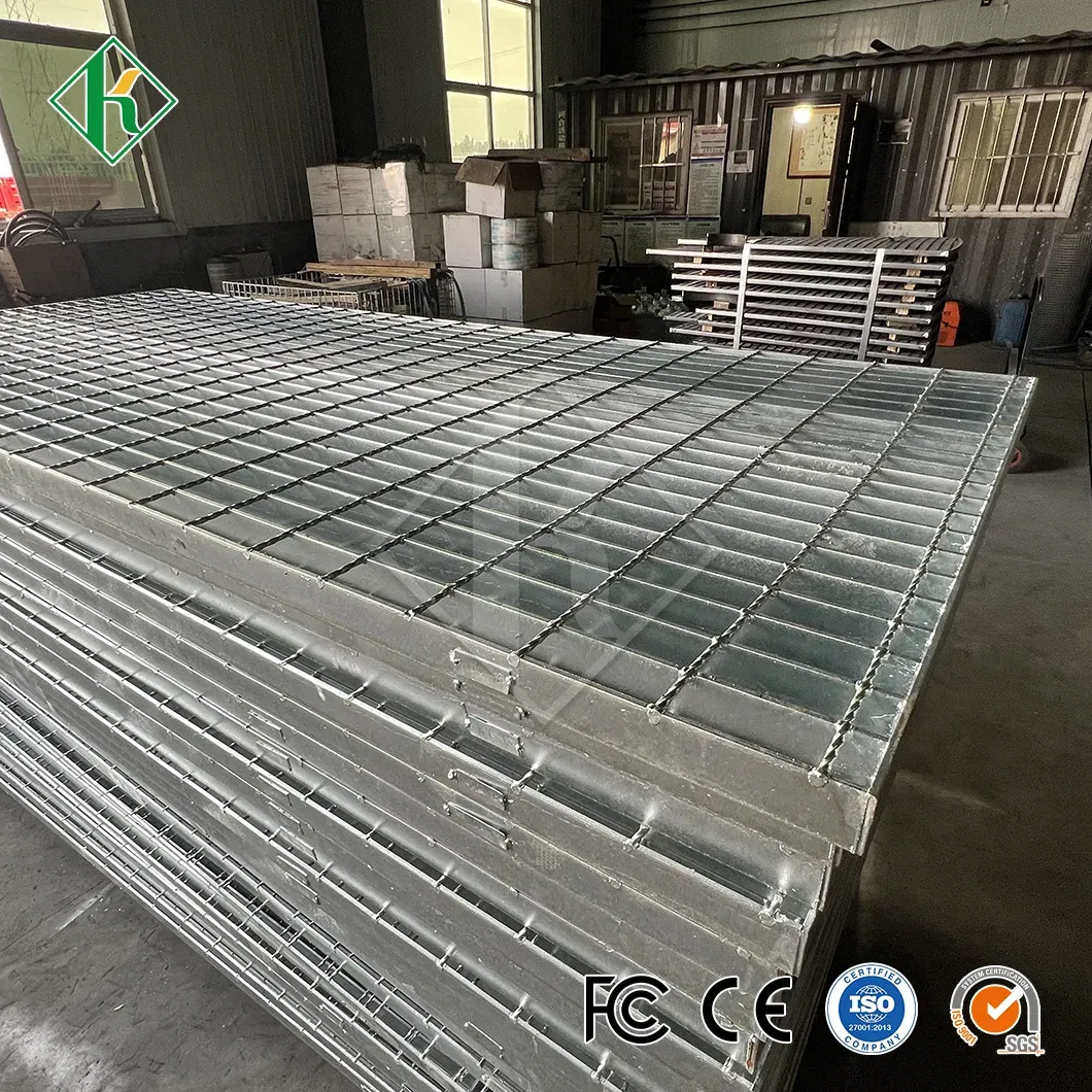 Durable Hot DIP Galvanized Steel Grating for Industrial Walkways and ...