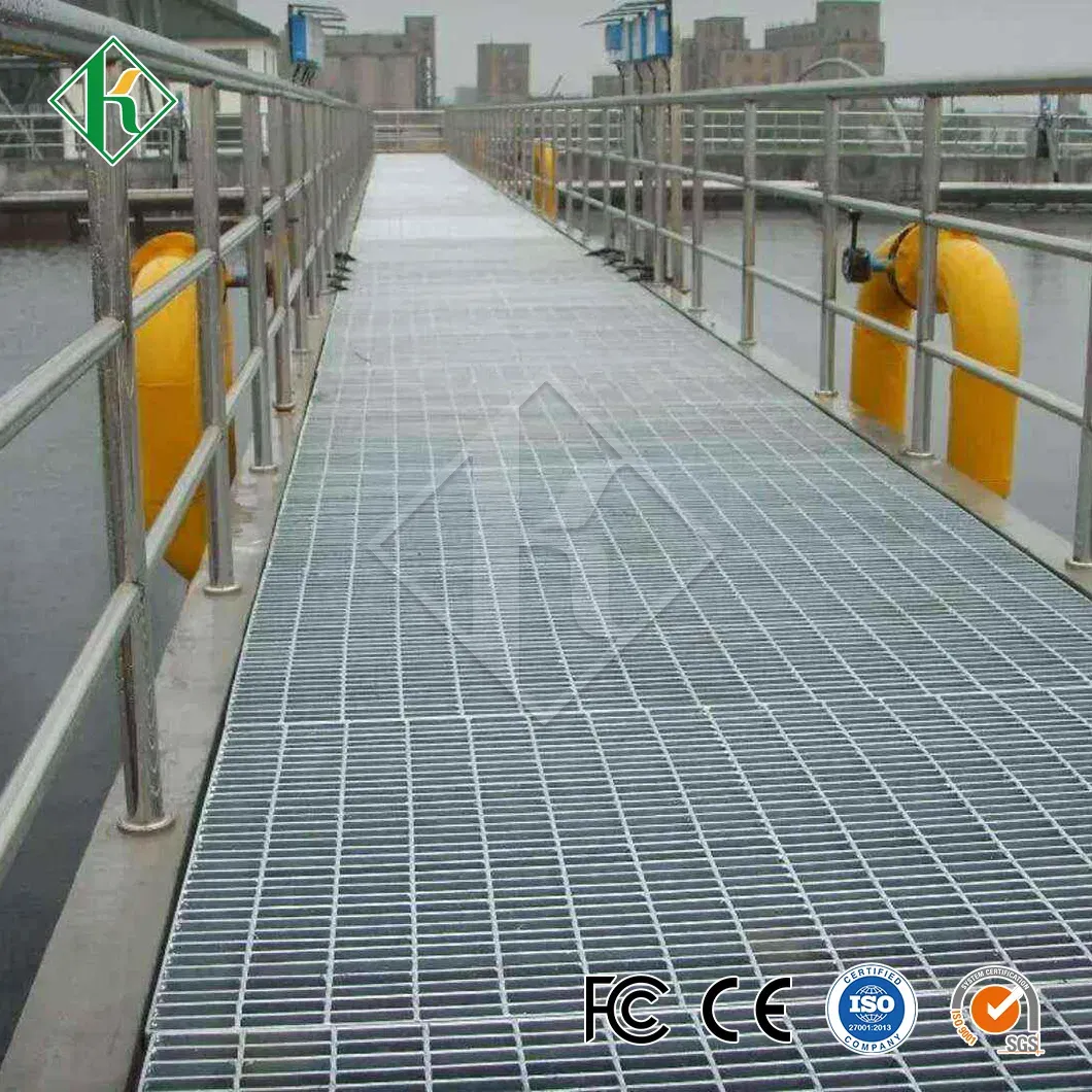 Durable Galvanized Steel Grating for Industrial Walkways and Platforms ...