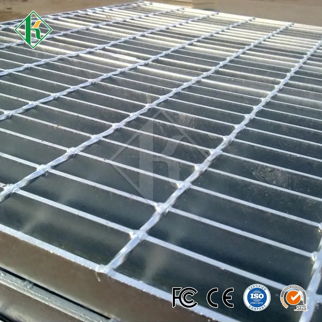 High-Strength 40mm Galvanized Steel Bar Grating from Kaiheng Factory, China
