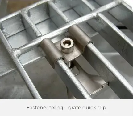 Durable Removable Galvanized Steel Grating - Serrated Metal Bar Fabrication in China