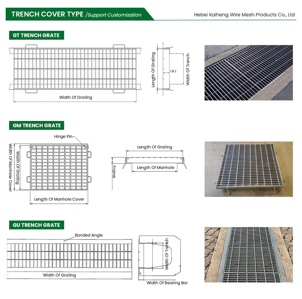 High-Quality Galvanised Steel Bar Grating & Drainage Covers for ...