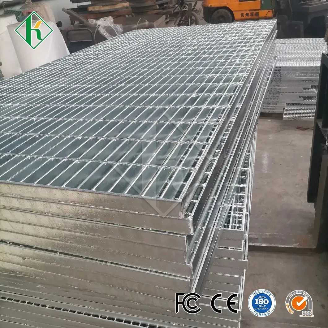 Galvanized Steel Grating for Durable Factory Floors | Kaiheng Serrated ...