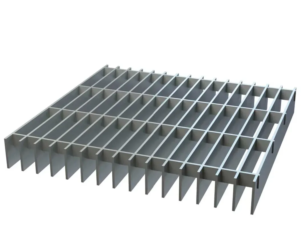 Durable Removable Galvanized Steel Grating - Serrated Metal Bar ...