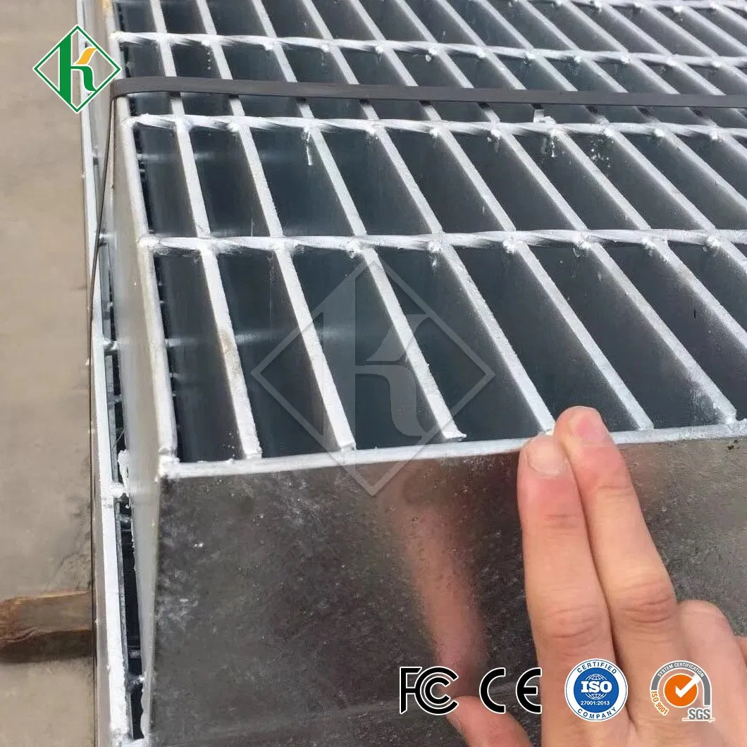 Galvanized Steel Kick Plate Grating | Durable Steel Floor Grids from China