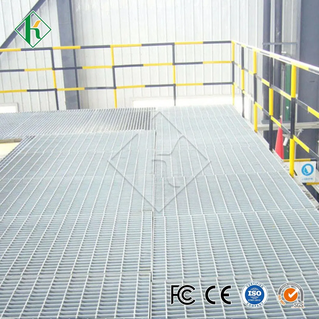 Durable Galvanized Steel Grating for Industrial Walkways and Platforms ...
