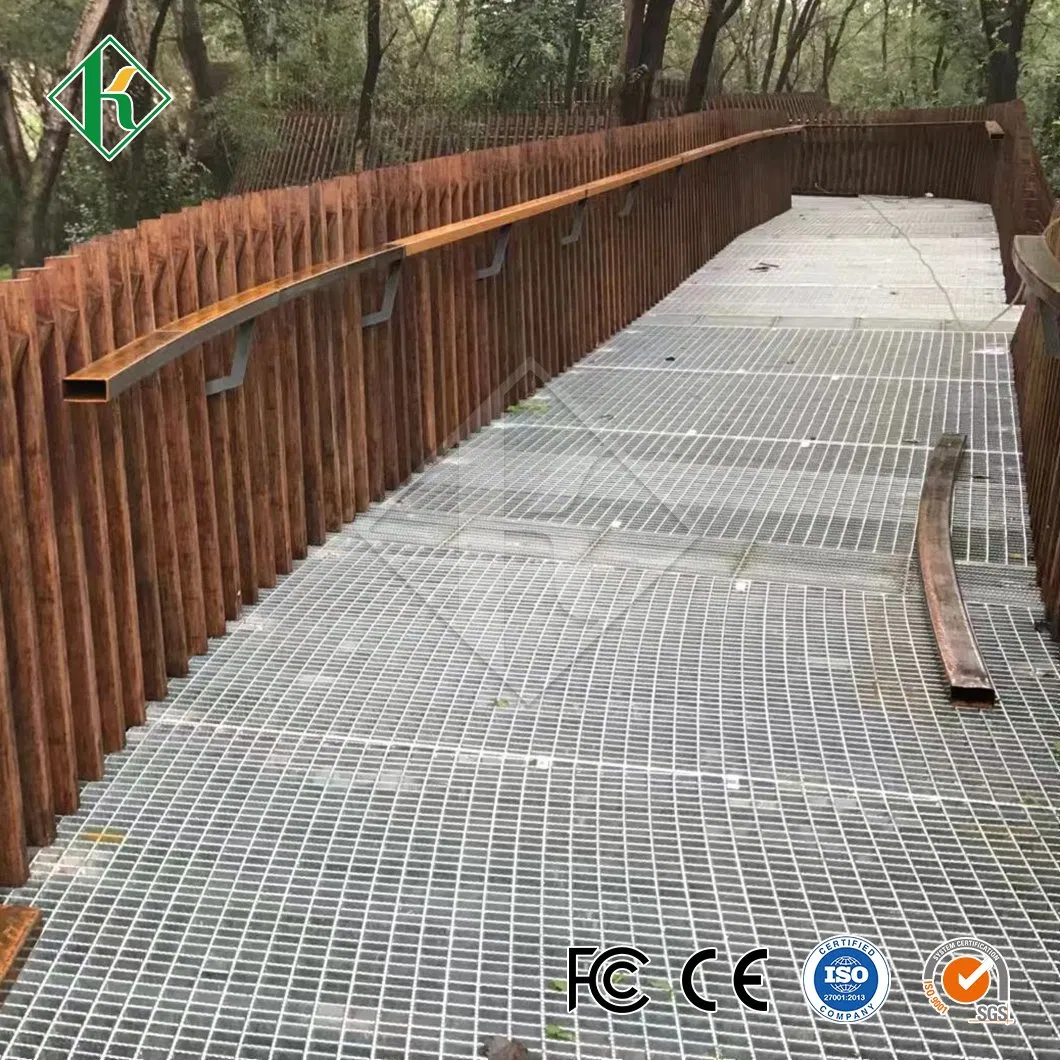 High-Quality Galvanized Steel Grating for Platforms & Walkways | Kaiheng