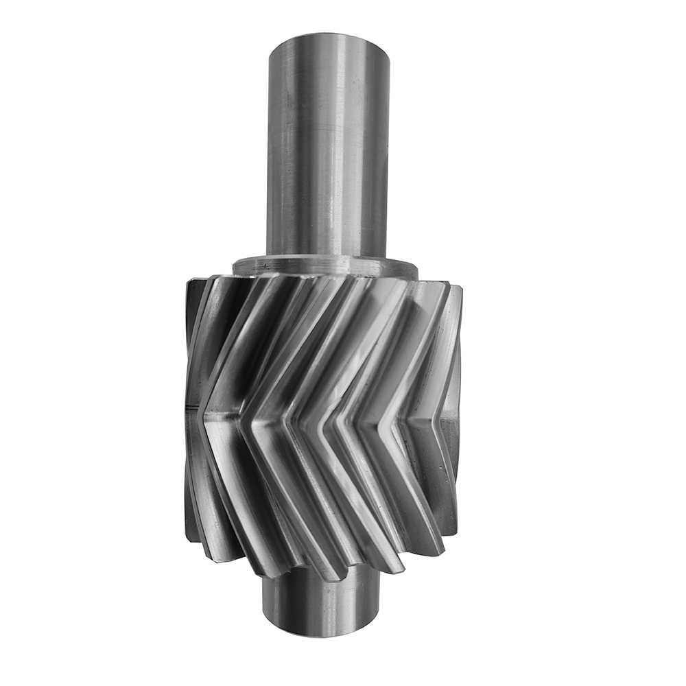 equipo helicoidal doble, engranaje helicoidal de espiga