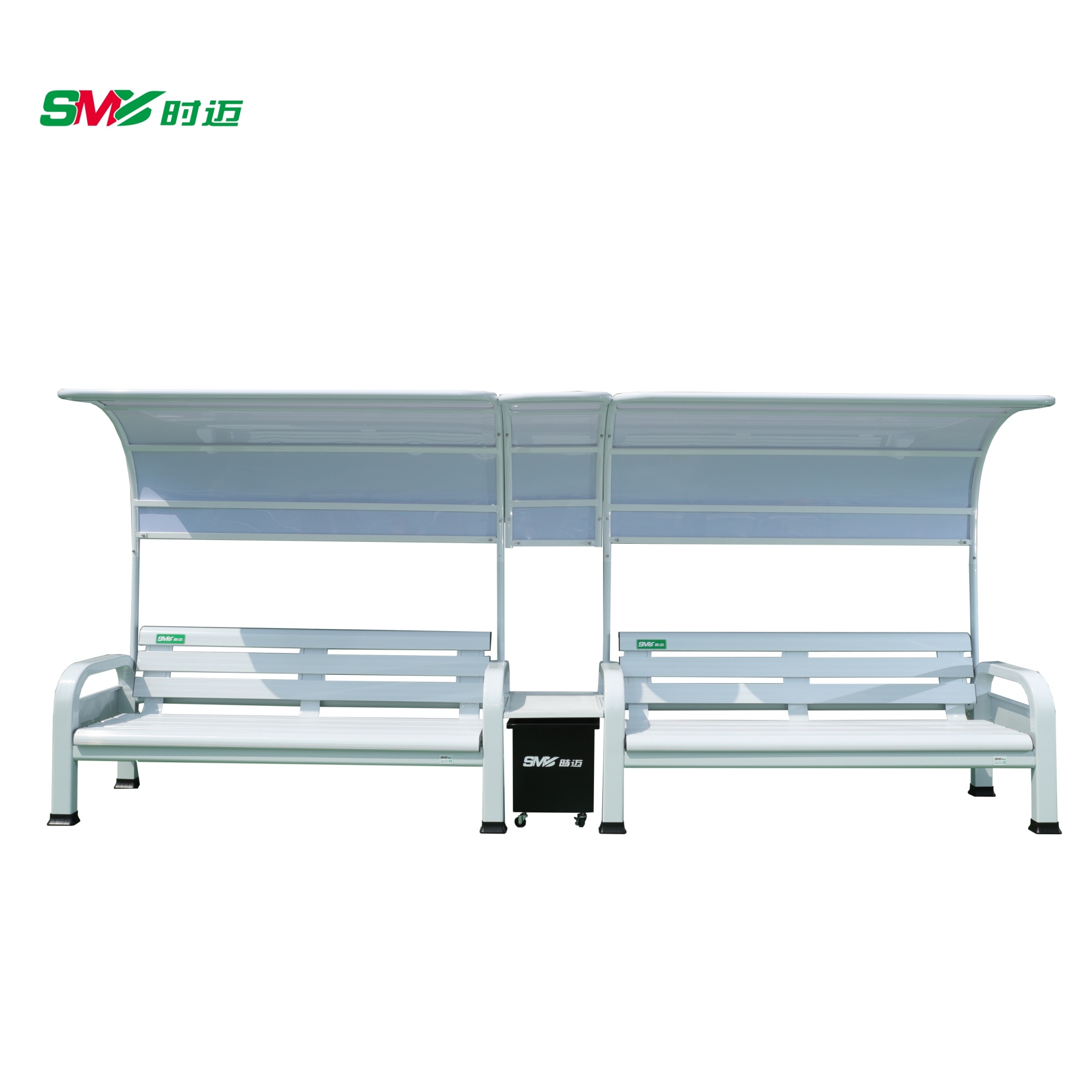 Smy SP-6090 Tennis Court Bench Set– Durable Aluminum Seating for Clubs