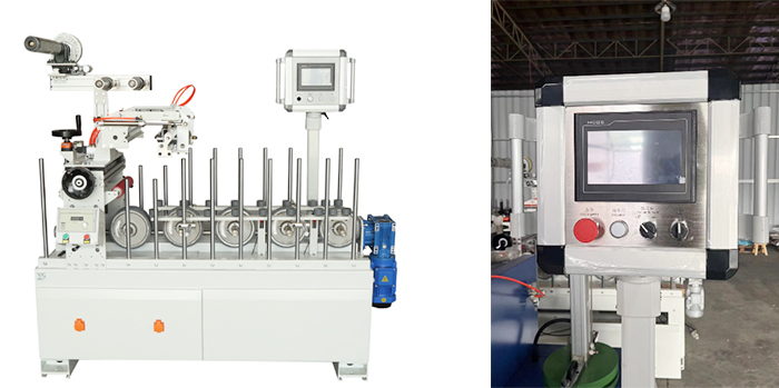 PVC Paper PUR Profile Wrapping Machine