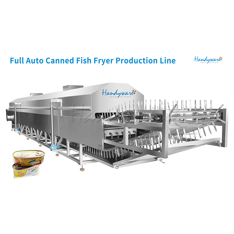 Full Auto Canned Fish Fryer Production Line