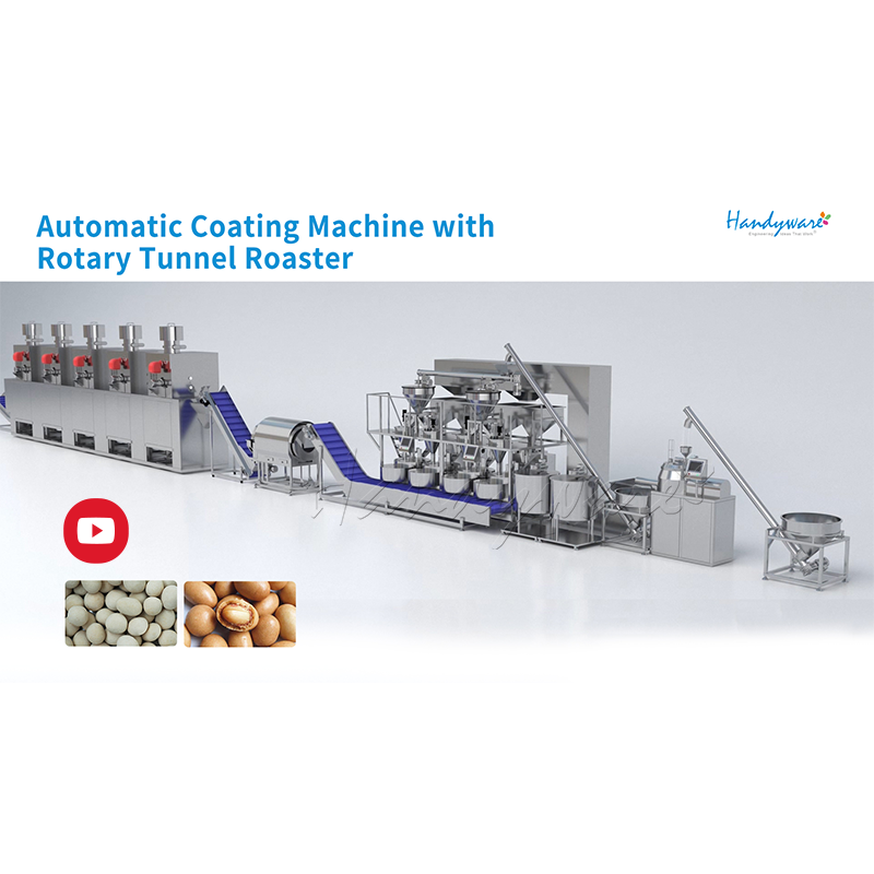 Automatic Coating Machine with Rotary Tunnel Roaster