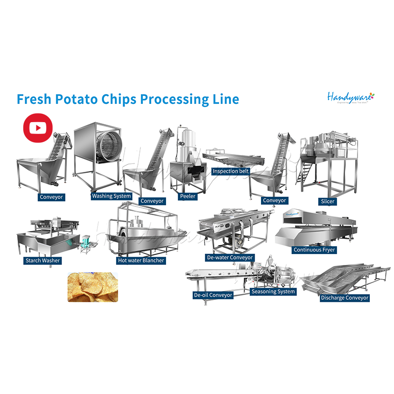 Fresh Potato Chips Processing Line FR500