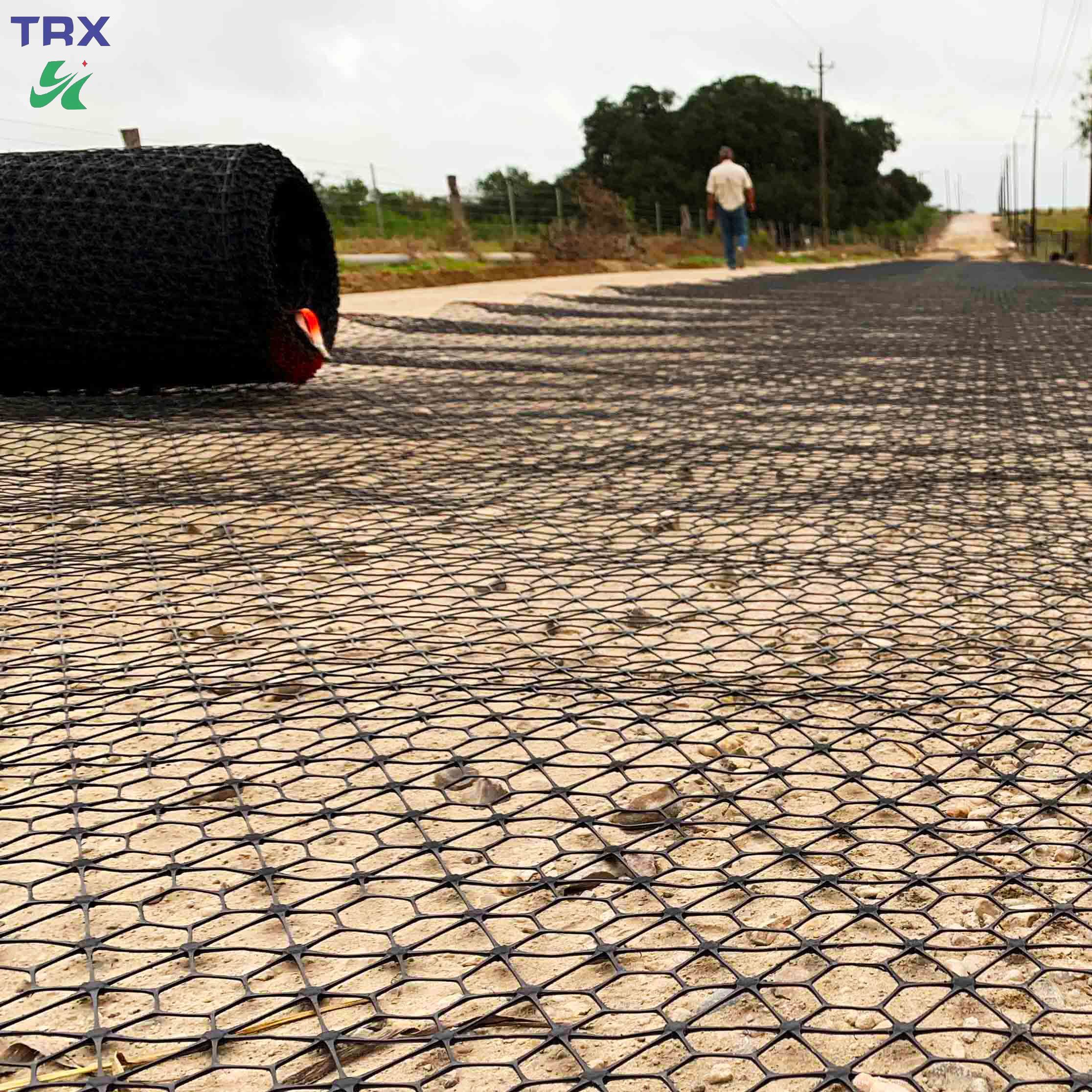 PP Plastic & Polyethylene Biaxial Geogrid for Soft Soil Road Base ...