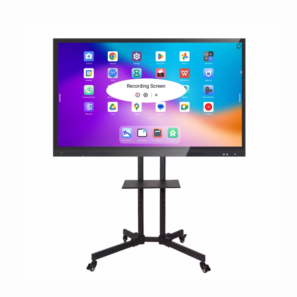 75in Interactive Flat Panel 4K Touch LCD with 13M camera / 8-array ...