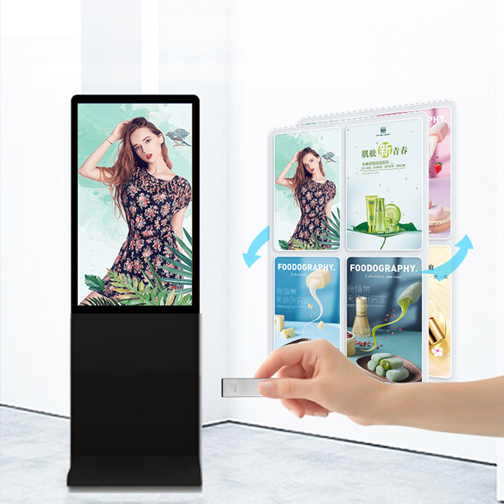55 inch Floor standing kiosk digital signage and displays indoor