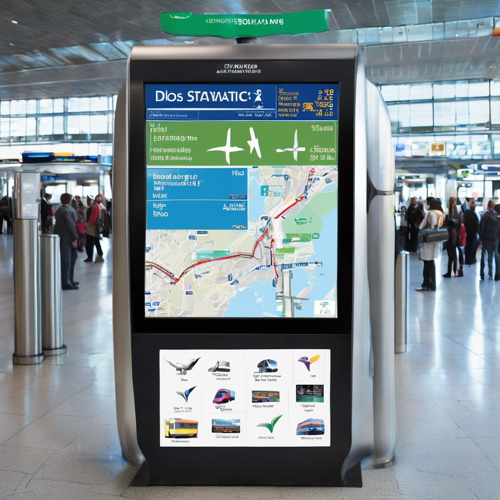 Optimize Transportation Hubs with Wall-Mount Advertising Screens, Floor ...